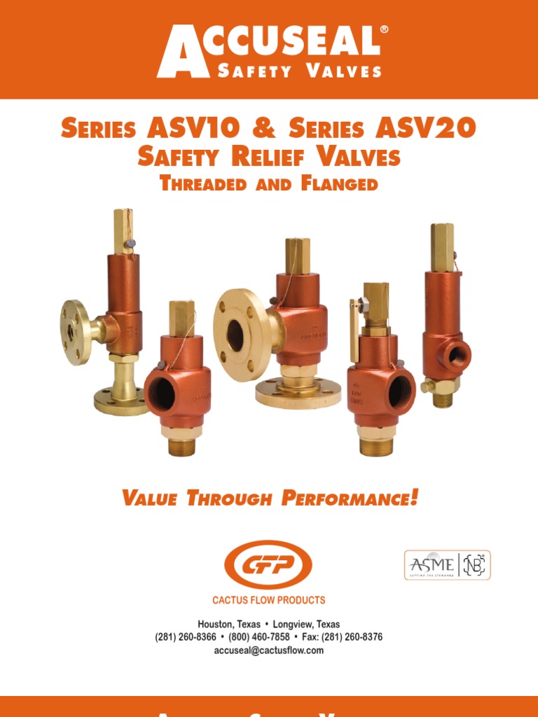 ASV 10 20 Brochure | PDF | Valve | Steel