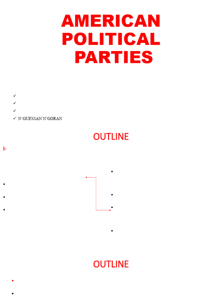 Overview of American Political Parties | PDF | United States ...