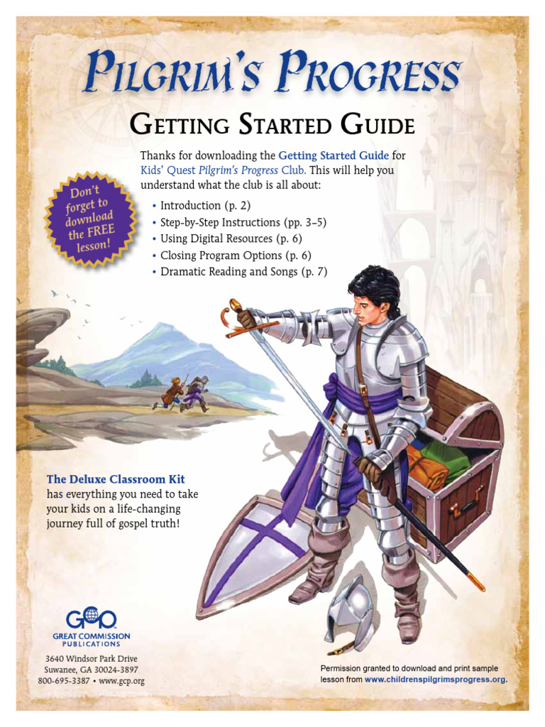 Pilgrims Getting Started | PDF | Jesus | God In Christianity