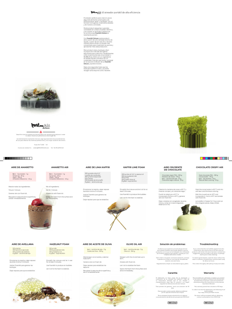 Foam-Kit_manual_esp_eng | PDF | Materia suave