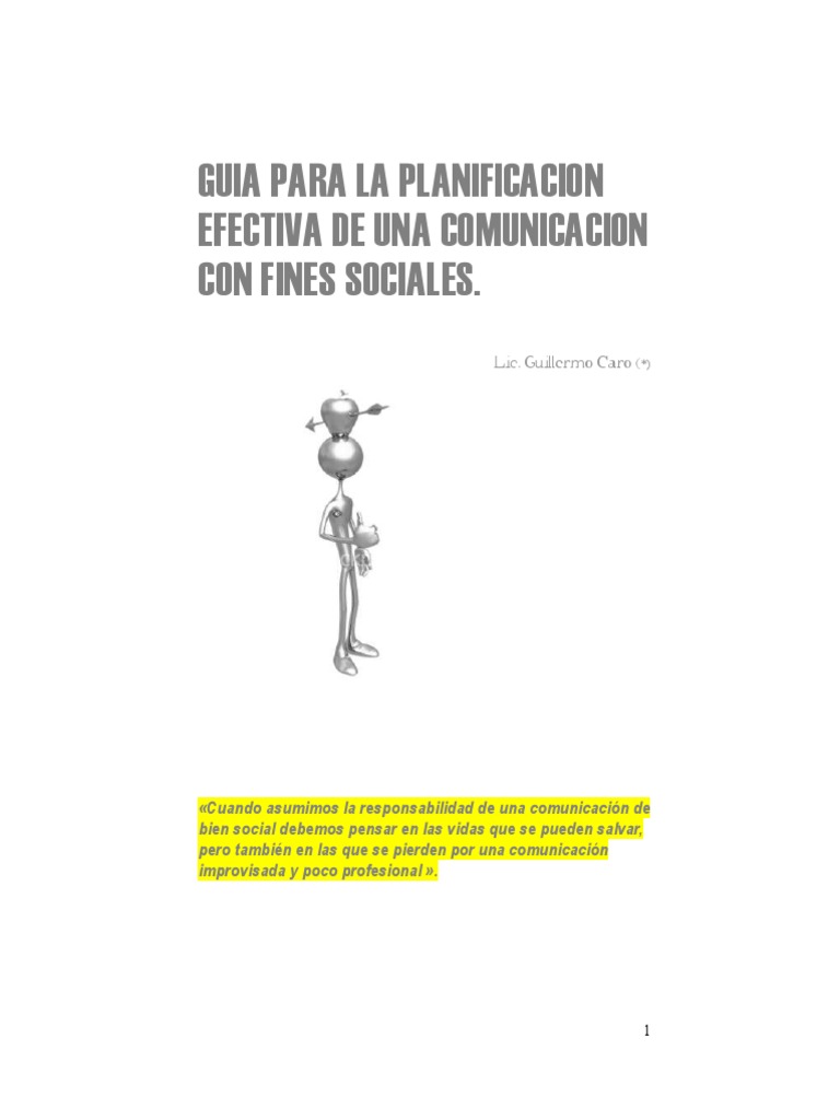 Guia para La Planificacion Efectiva - Espanol | PDF | Radio | Comunicación