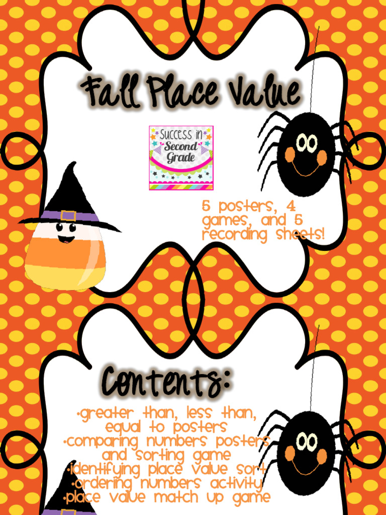 Fall Place Value Activities for Kids | PDF