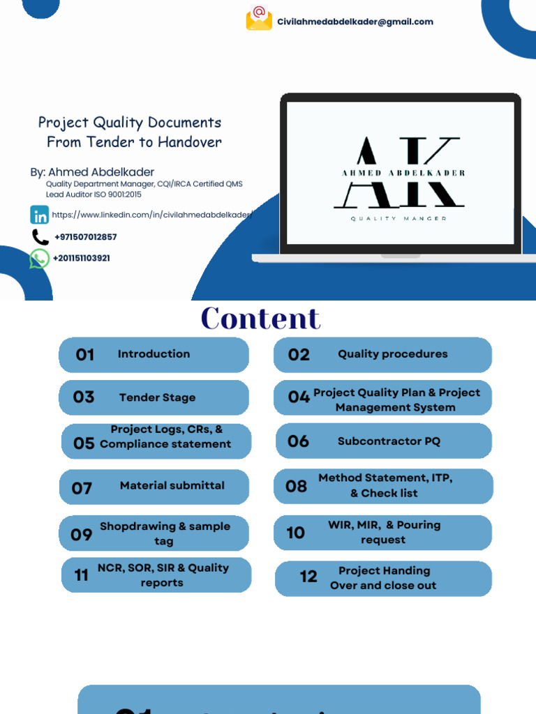 Construction Quality Management Guide | PDF | Specification (Technical ...