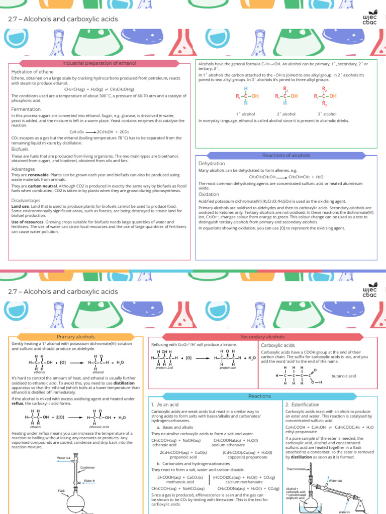 alcohols | PDF | Ethanol | Ester