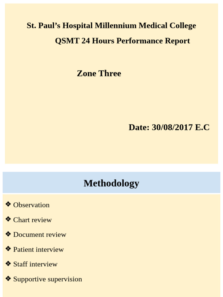St. Paul’s Hospital 24-Hour Performance Report | PDF | Palliative Care ...