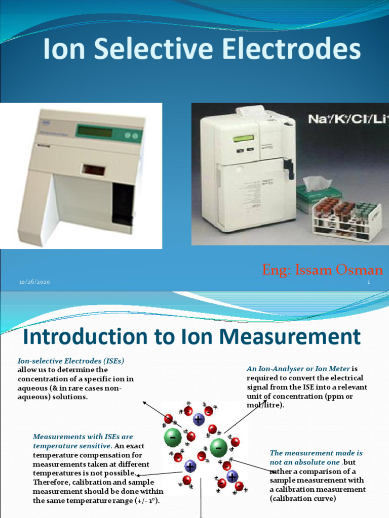 Ion Selective Electrodes | PDF | Electrolyte | Electricity