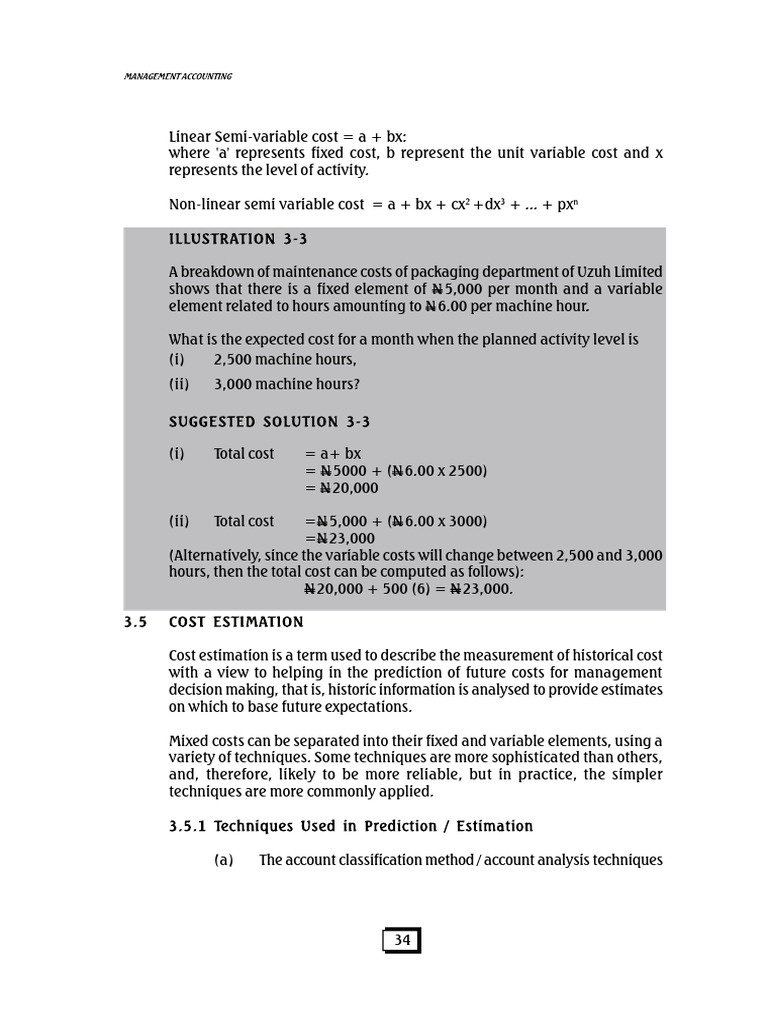 Cost Estimation | PDF