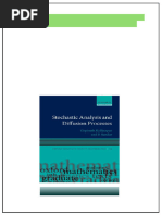 Stochastic Analysis and Diffusion Processes 1st Edition Gopinath Kallianpur No Waiting Time ...