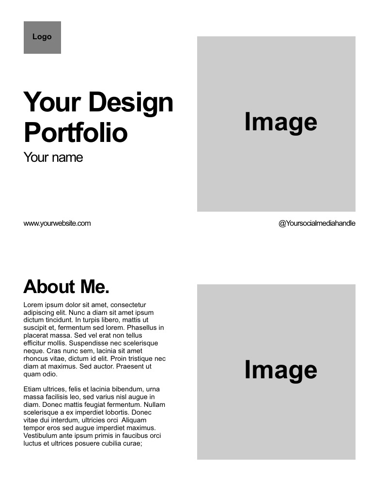 Potfolio Template x7 | PDF
