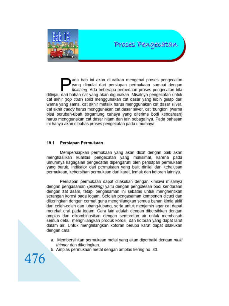 Buku Tbo (Proses Pengecatan) | PDF