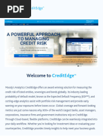 EDF-X: Next-Gen Credit Risk Insights | PDF | Credit Risk | Credit