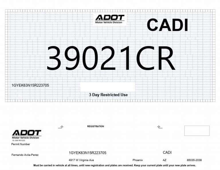 Maryland Vehicle Registration Details | PDF