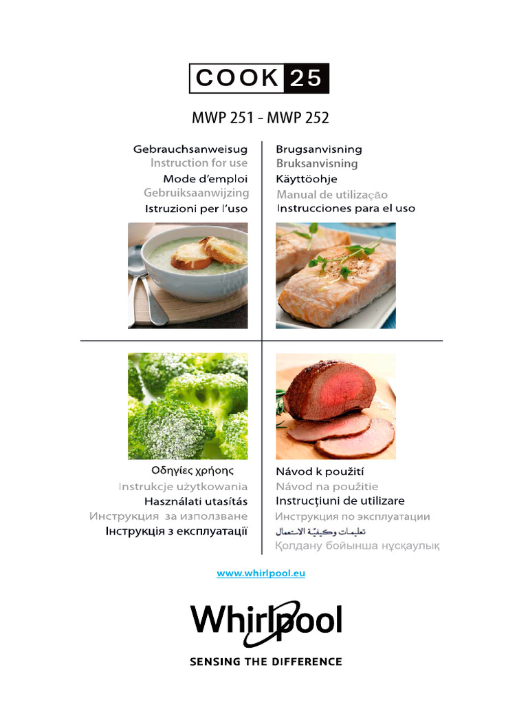 Whirlpool MWP 251 SB | PDF