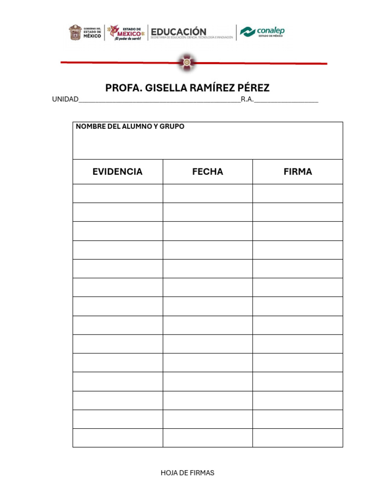 Hoja de Firmas | PDF