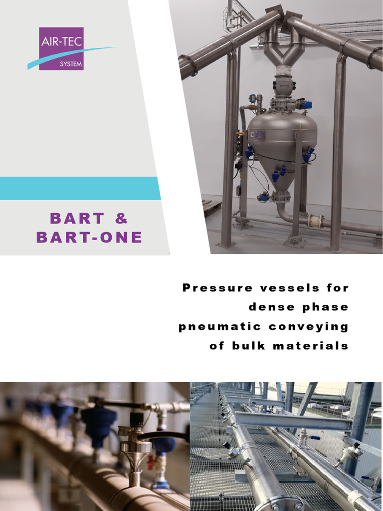 Dense Phase Pneumatic Conveying Vessels | PDF | Valve | Pneumatics