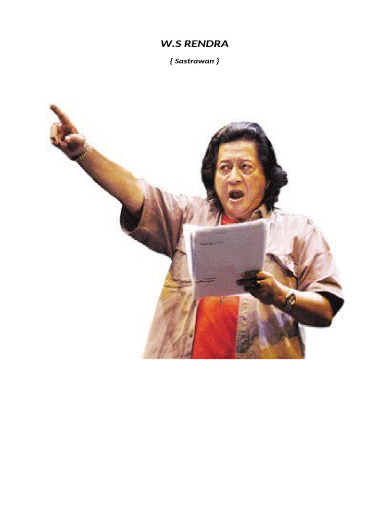 Ws Rendra | PDF