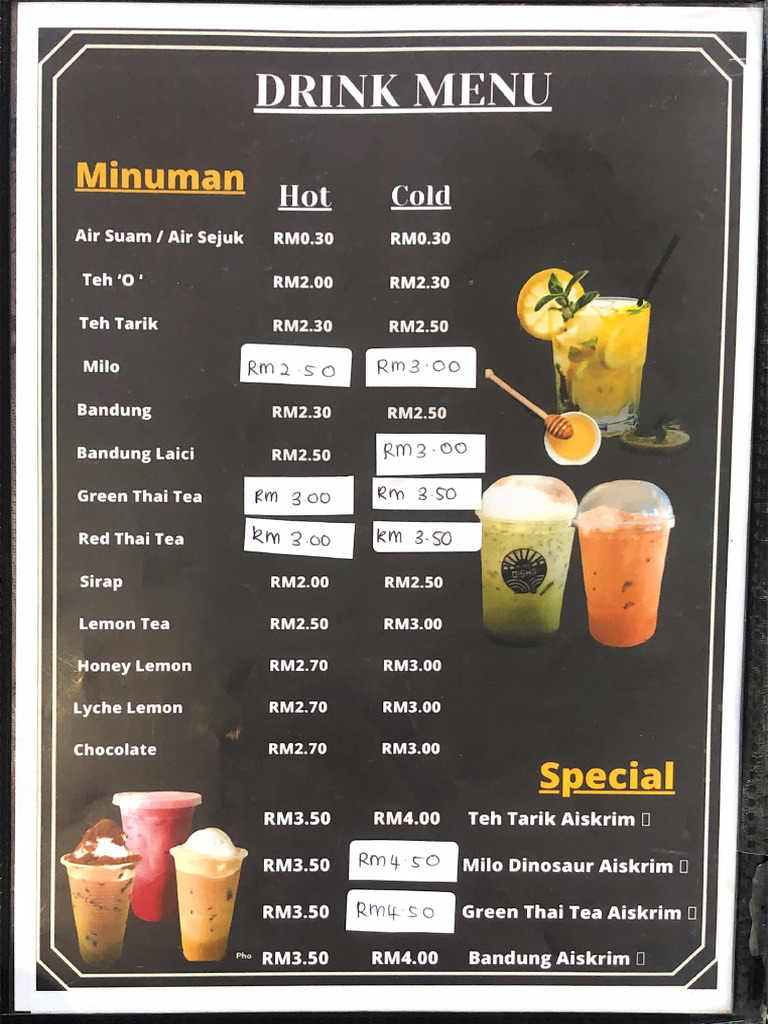 Menu Oishii Baru | PDF