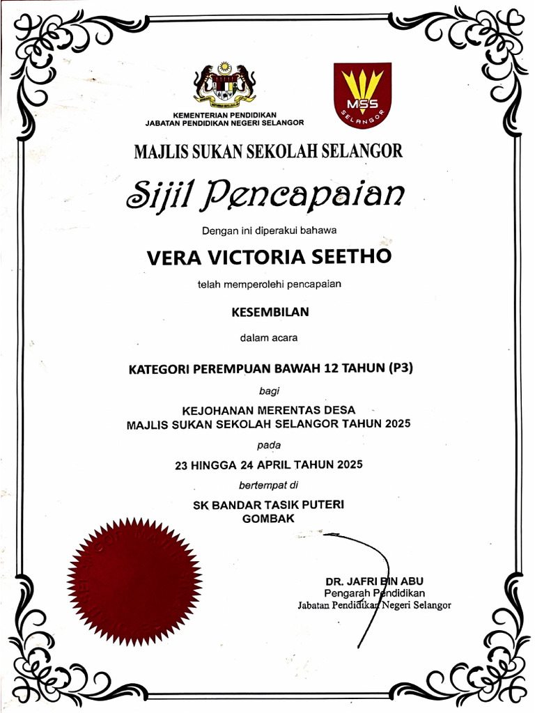 MSSS Merentas Desa 2025 | PDF