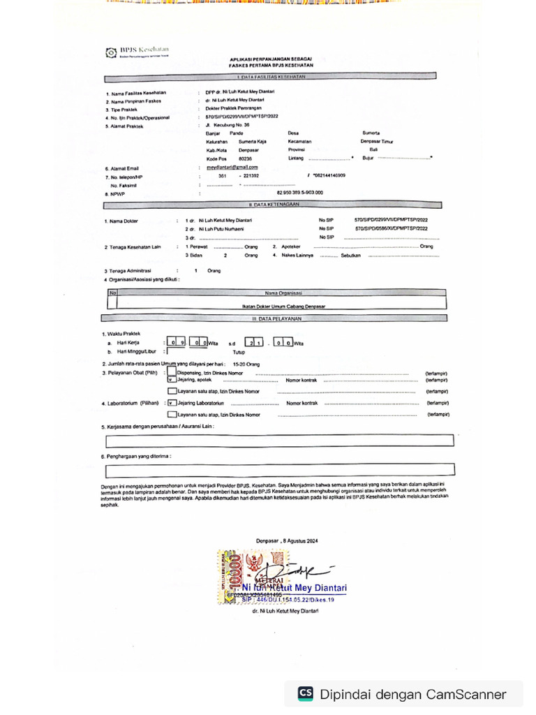 Form Aplikasi Pengajuan | PDF