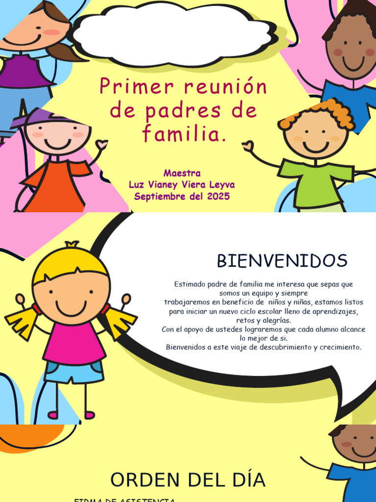 Primer Reunión de Padres de Familia. | PDF