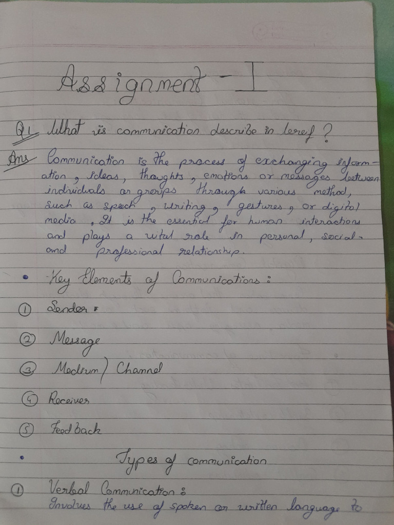 Adobe Scan YASH English Assignment-1 Part-1 | PDF