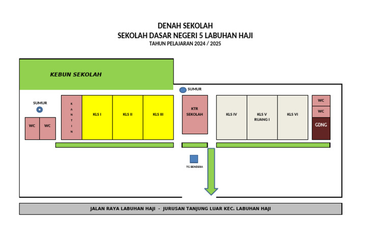Denah SDN 5 Labuhan Haji 2024/2025 | PDF