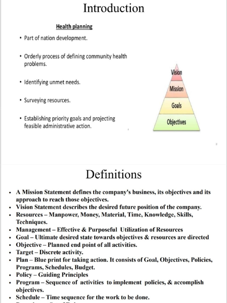 Health Planning and Management | PDF