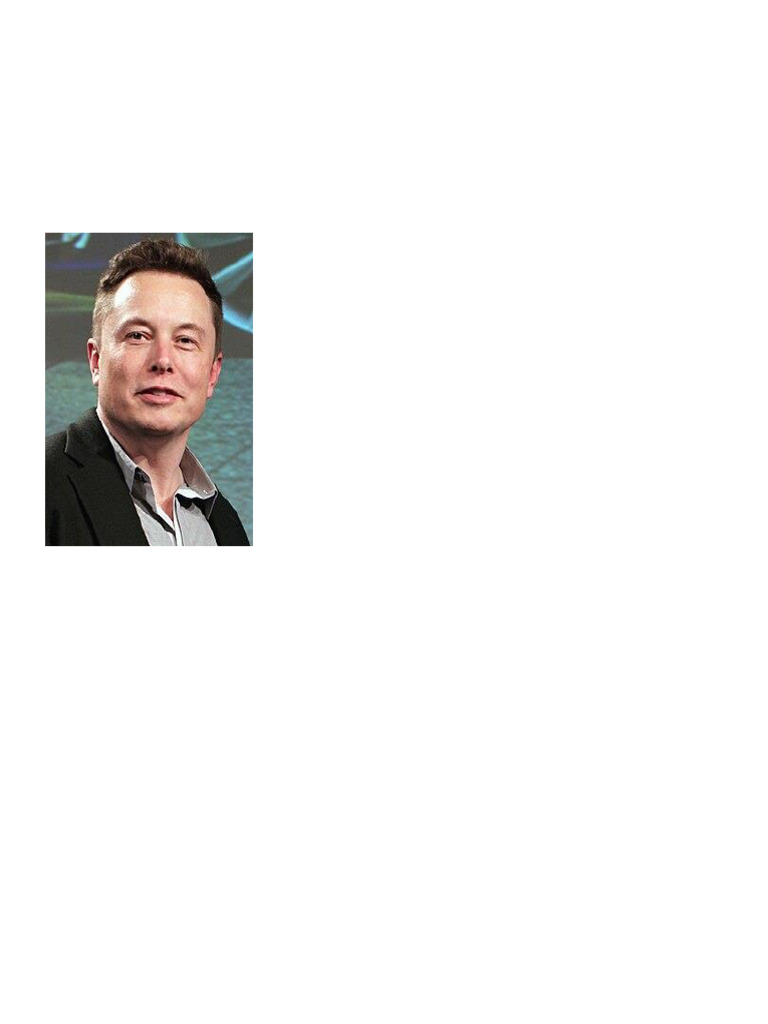 Biografía de Elon Musk y sus empresas | PDF | Espacio X | Elon Musk