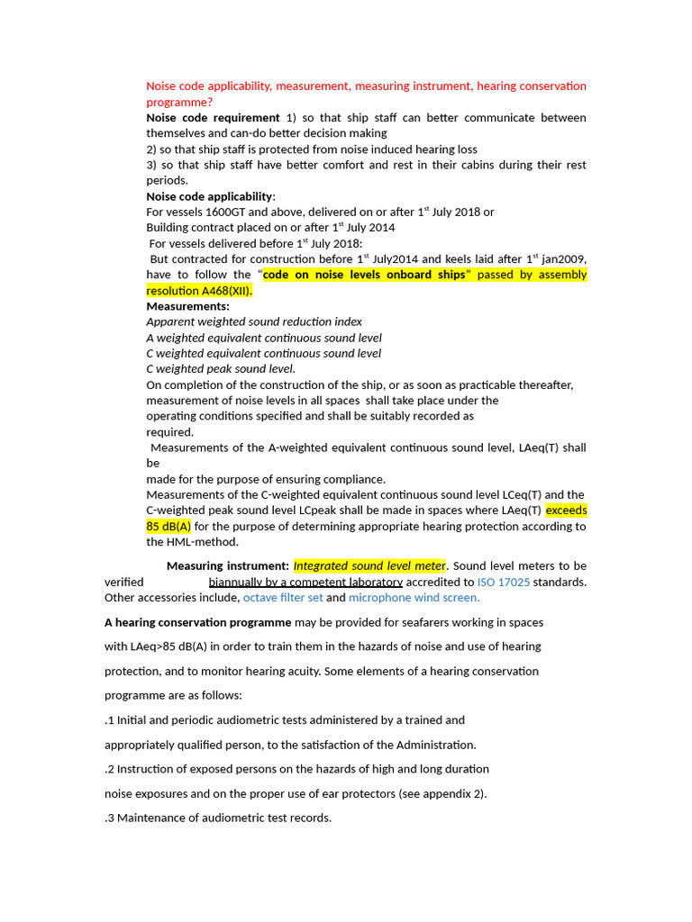 Noise Code QA | PDF | Noise | Acoustics