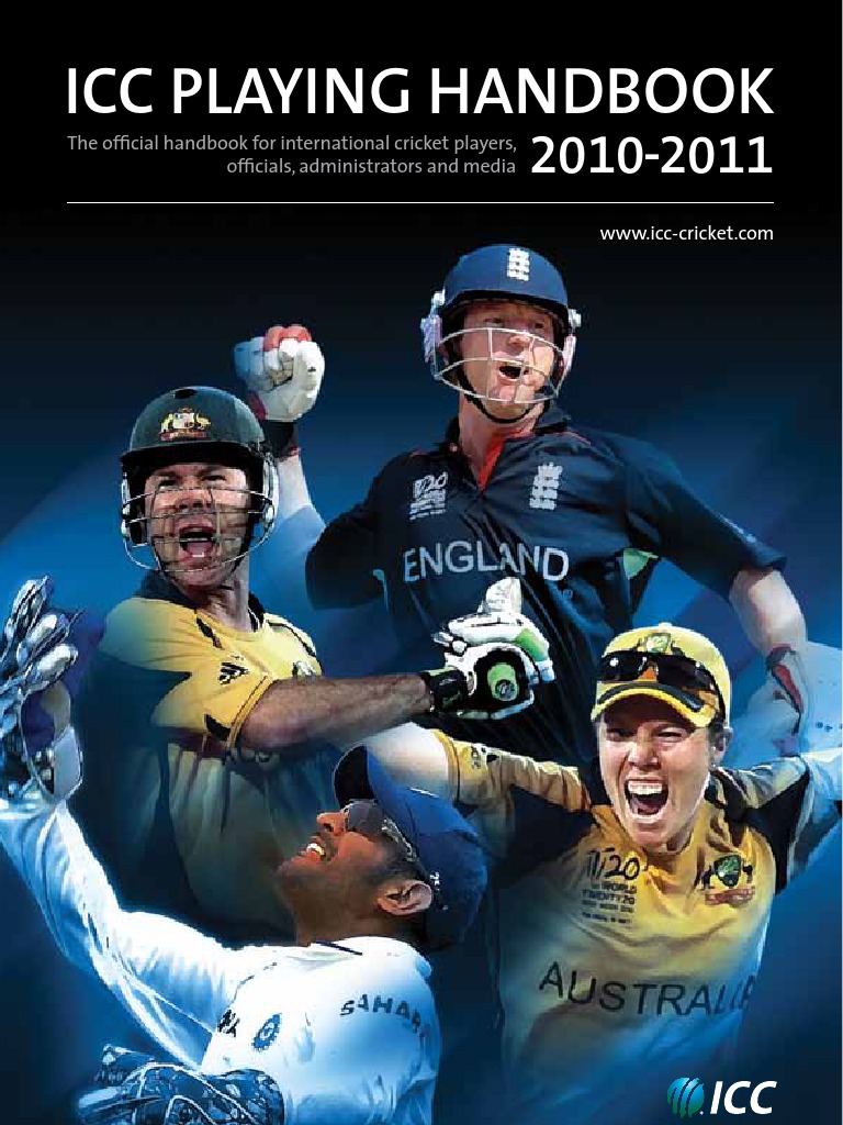 ICC Cricket Playing Handbook 2010 2011 | PDF