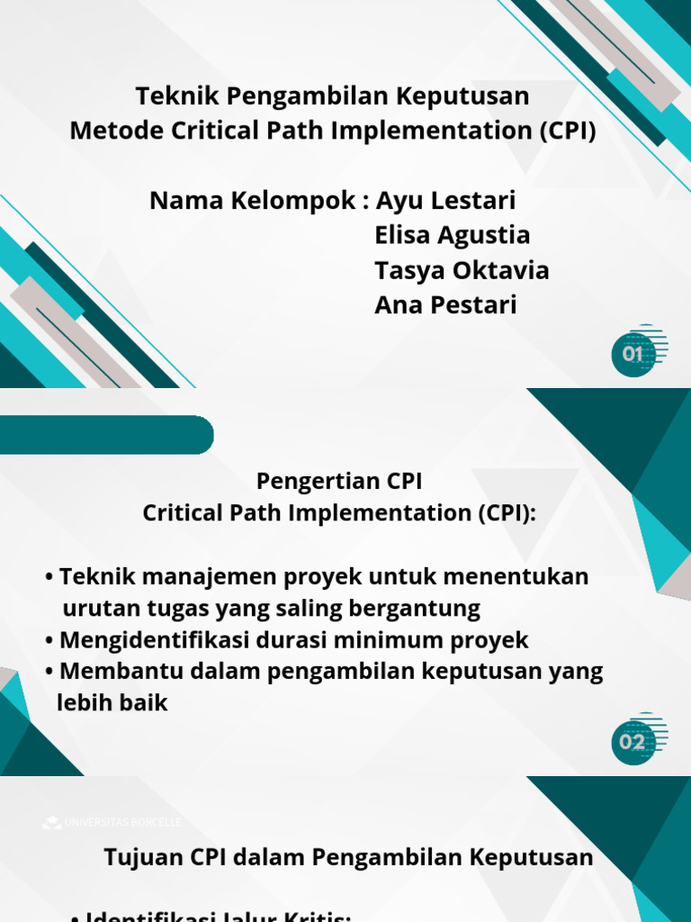 Teknik Pengambilan Keputusan CPI | PDF