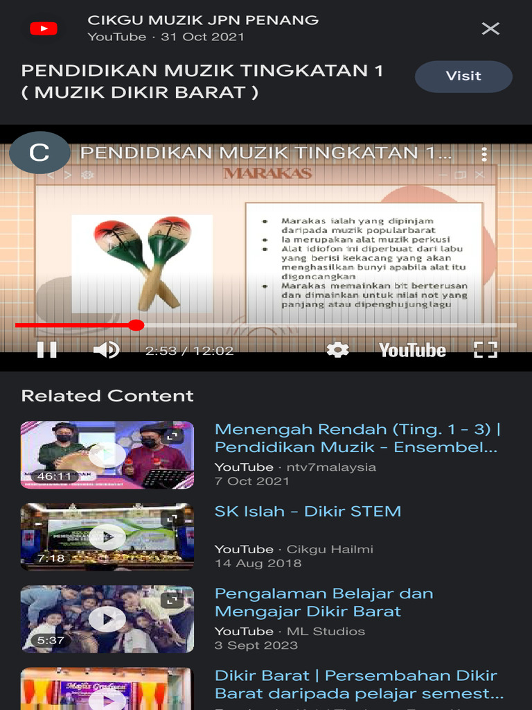 Dikir Barat Tingkatan 1 - Google Search | PDF