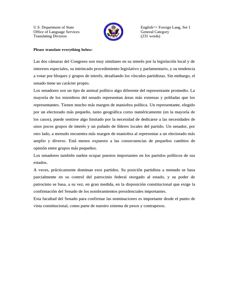 Sample Translation Test English Source Text | PDF | Alimentos | Clima