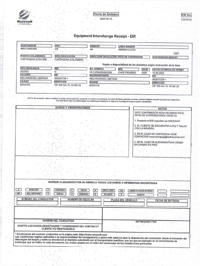 Comodato CHS968 | PDF