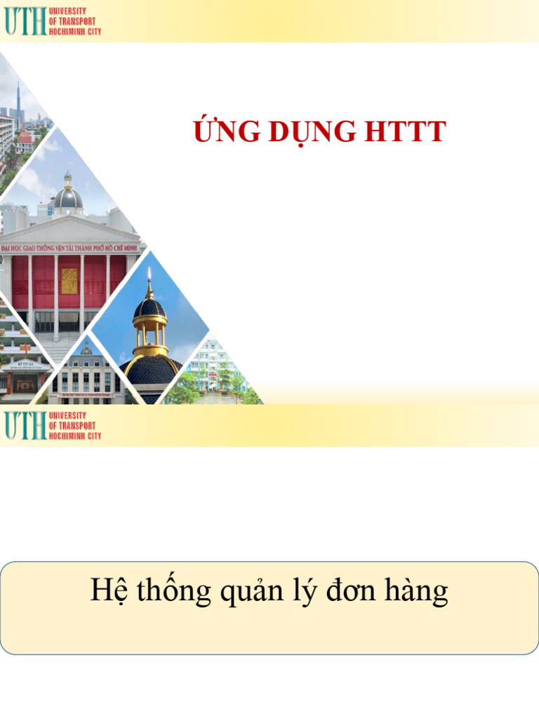 8 - NG D NG HTTT Trong Logistics - OMS-SCM | PDF