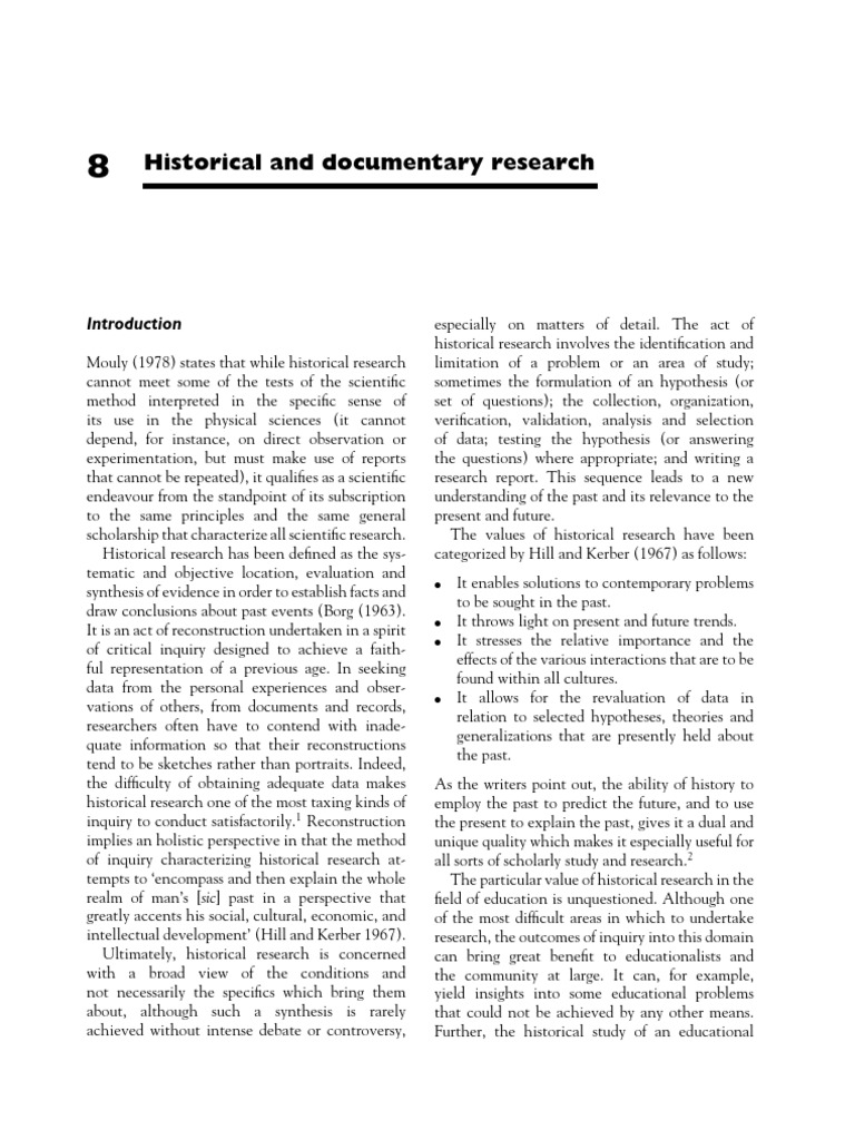 Understanding Historical Research Methods | PDF | Scientific Method | Data