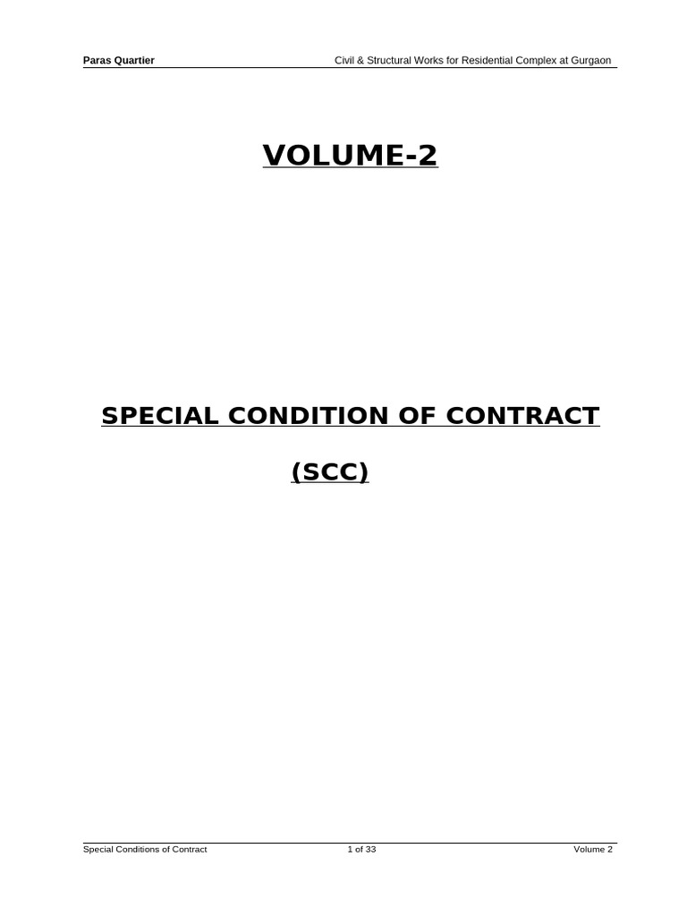 Final - SCC Paras Quartier 01-06-13 | PDF | Concrete | Waste