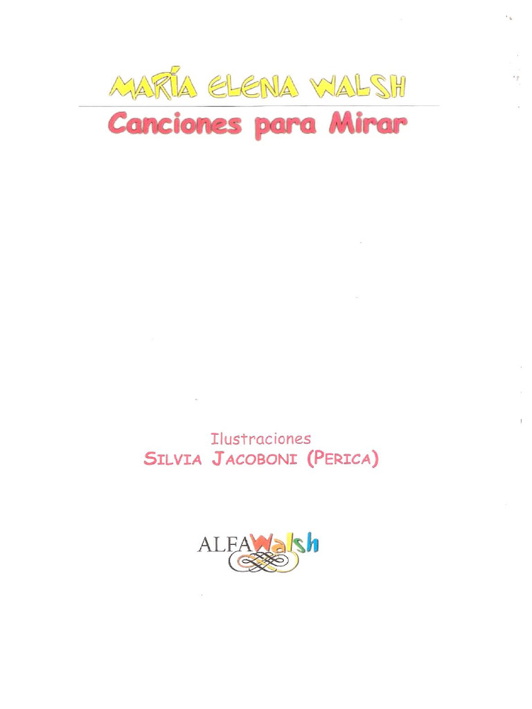 Canciones para Mirar | PDF