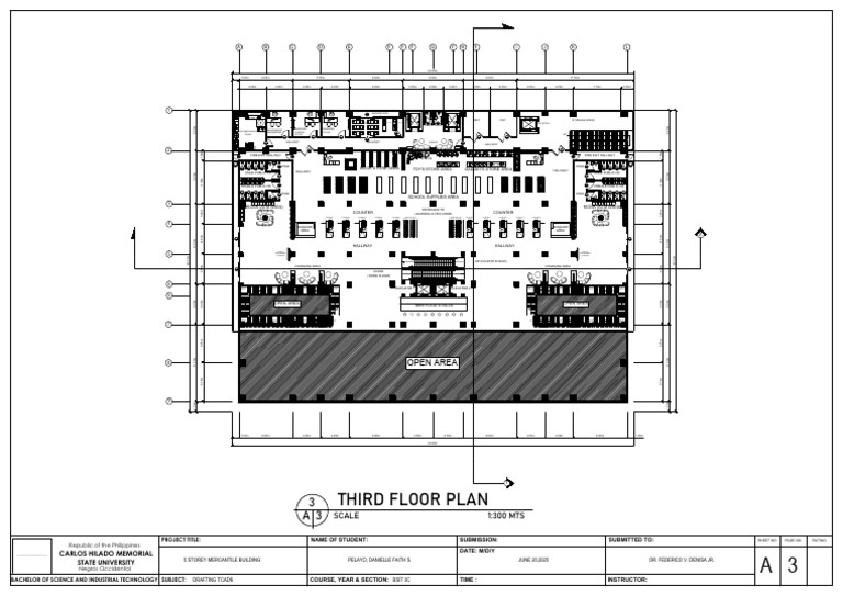 Third Floor Plan: Open Area | PDF
