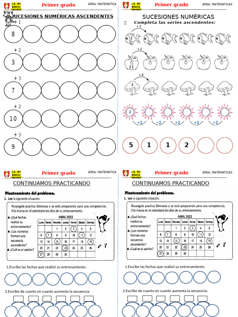 Practica Patrones Numéricos | PDF