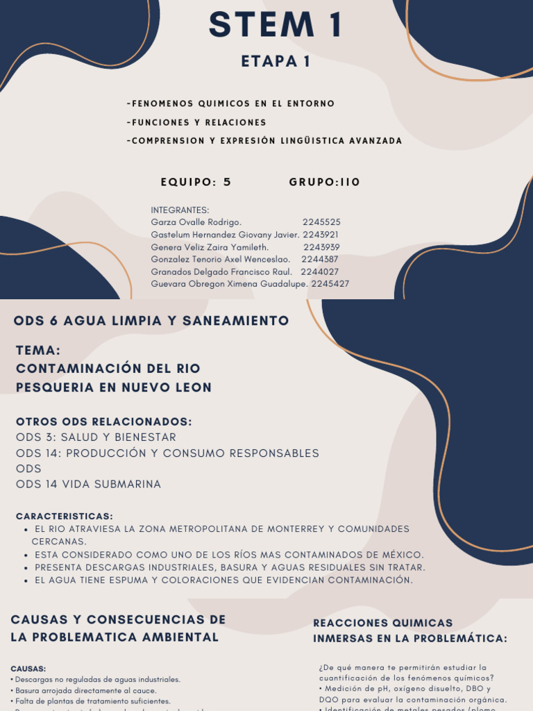 110-Evidencia Stem 1-Equipo 5 | PDF | Agua | Entorno natural