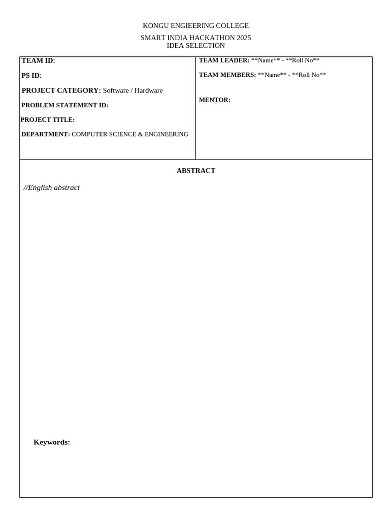 Abstract Format | PDF