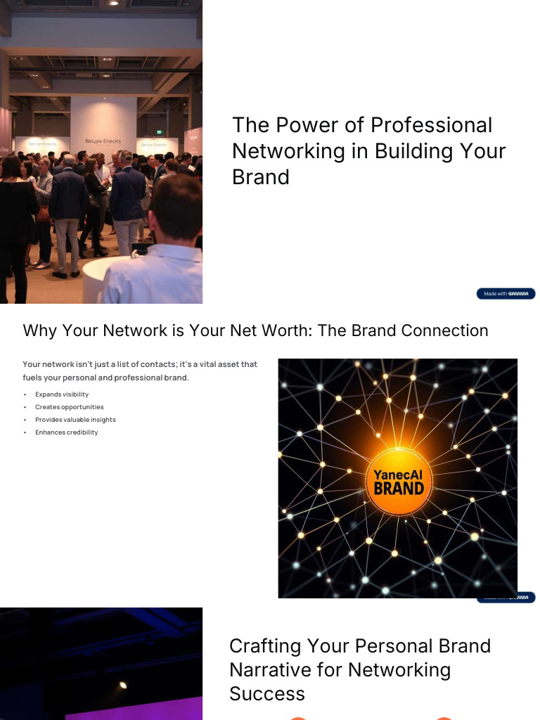 The Power of Professional Networking in Building Your Brand | PDF ...