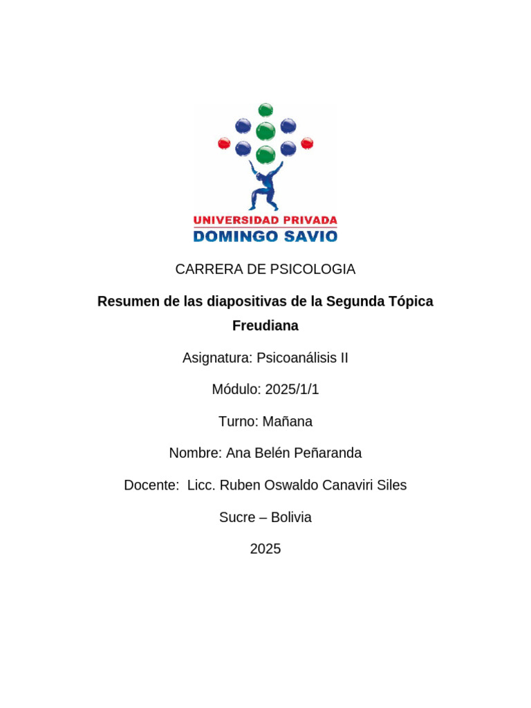 Actividad 2 Ana Belen Peñaranda | PDF | Mente inconsciente | Sicología