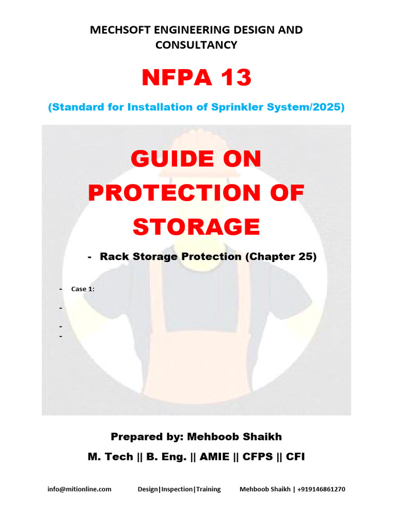 NFPA 13 Storage Protection Guide | PDF | Fire Sprinkler System