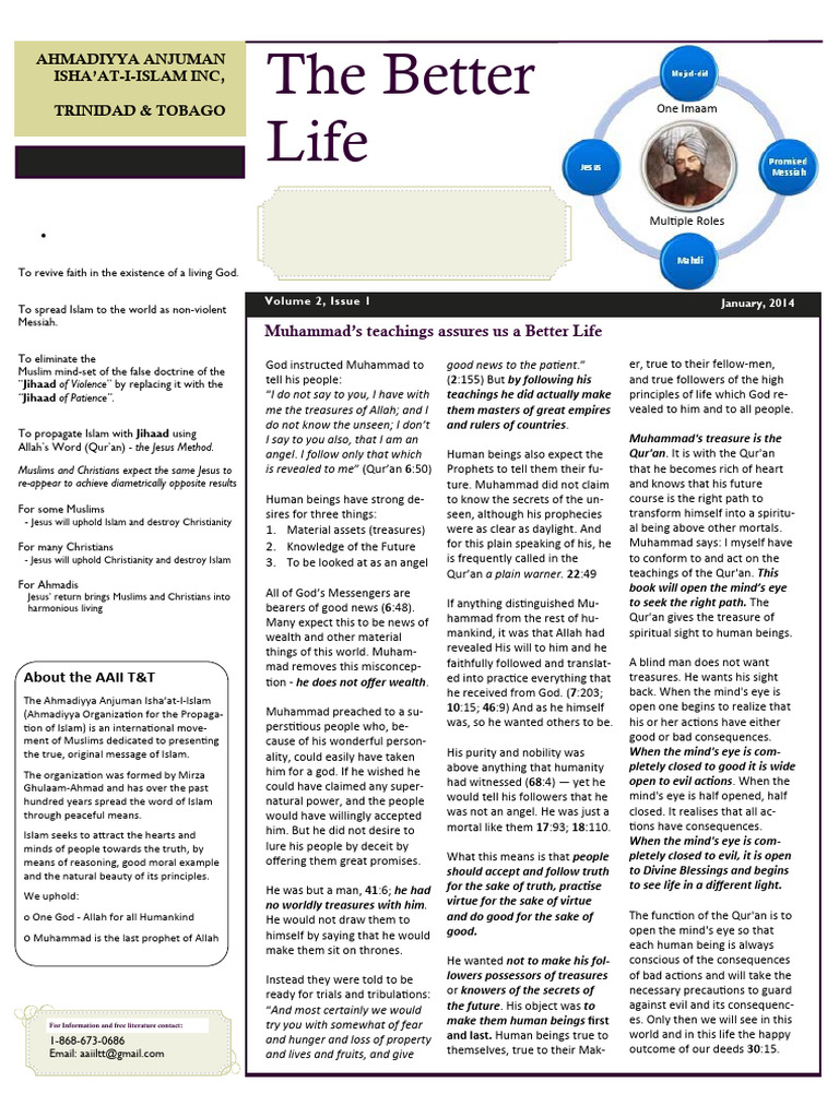 The Better Life Volume 2 | PDF | Jesus | God In Islam