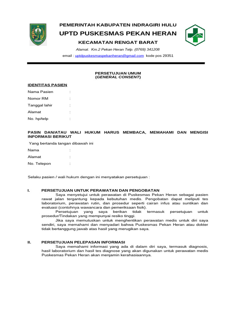 Persetujuan Umum | PDF