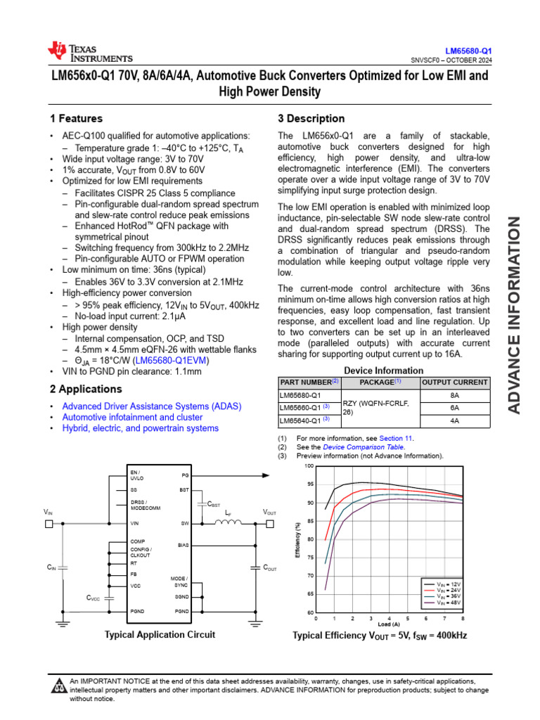 Automotive Buck Converters Overview | PDF | Electrostatic Discharge ...