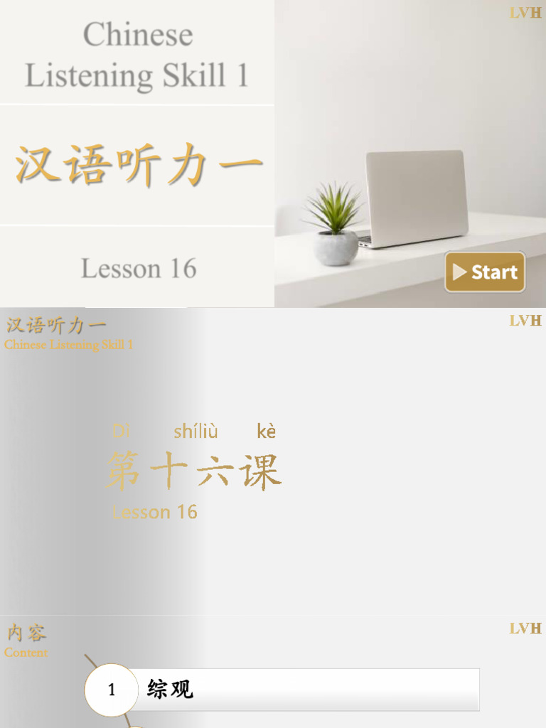 Chinese Listening Skill 1: Lesson 16 | PDF