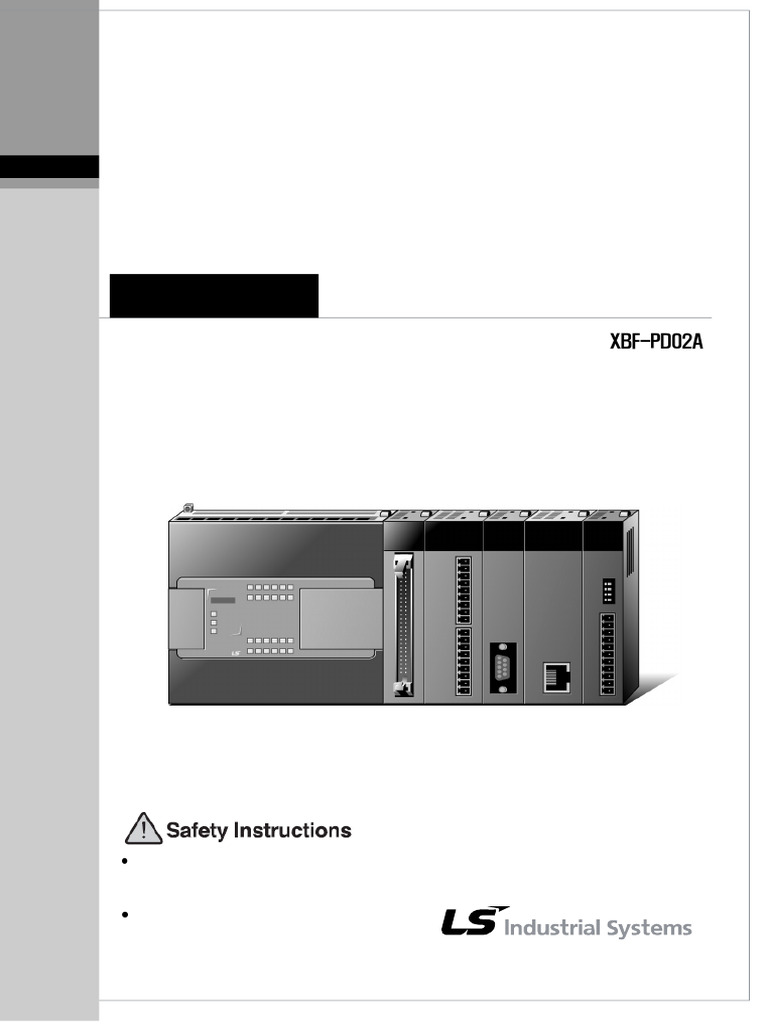 PLC User Manual and Safety Instructions | PDF | Programmable Logic ...